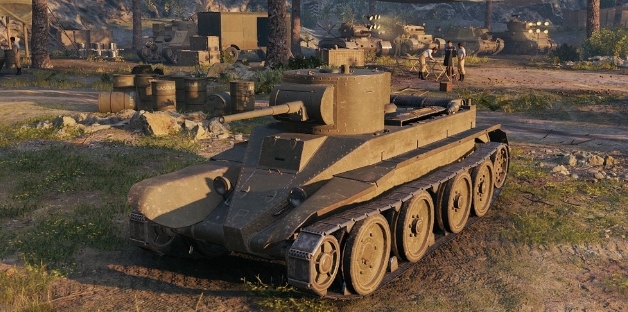 Combat use of the Soviet light tank BT-2 in a Polish company